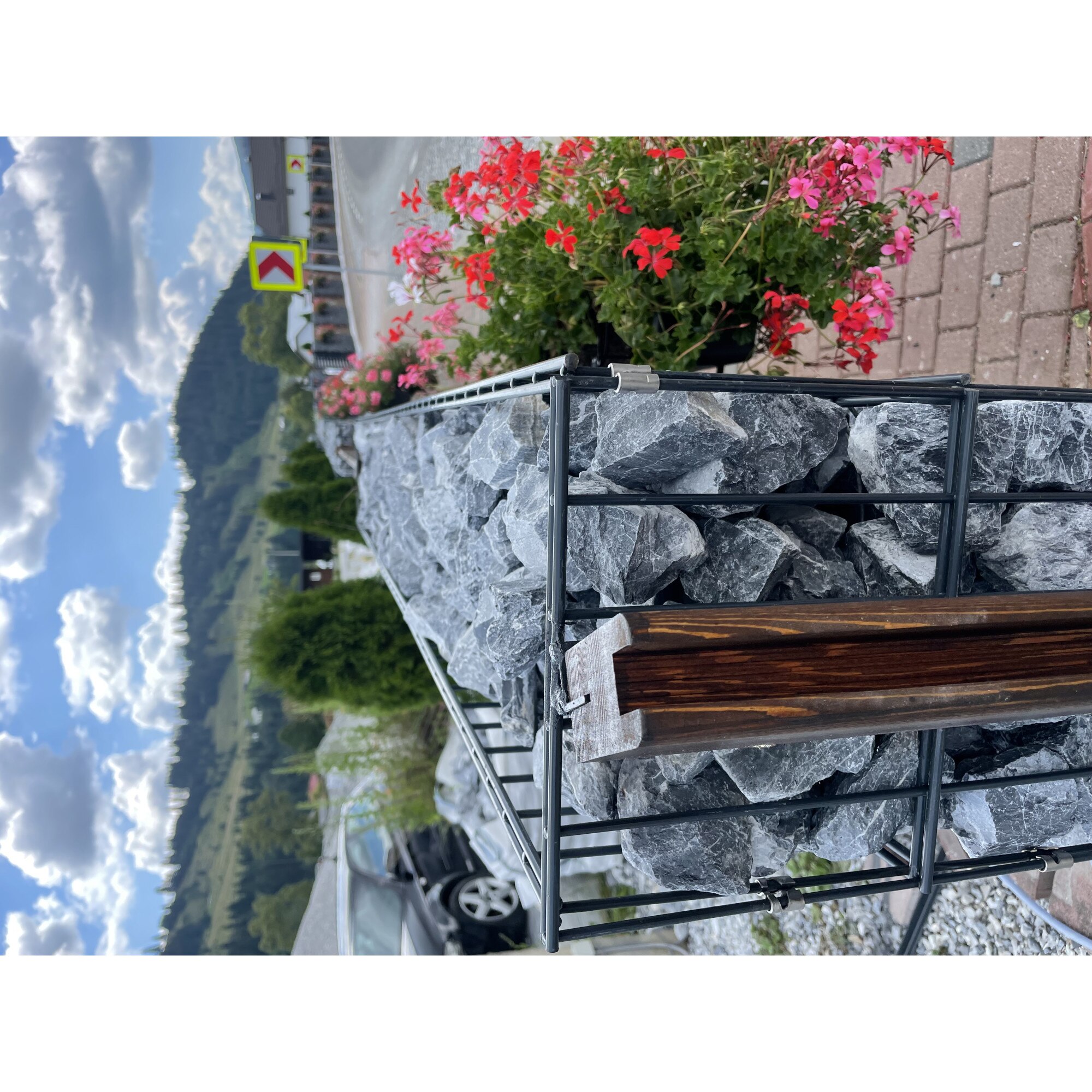 Gard gabion din panou drept 6-5-6, Carcasa Metalica, Antracit ...