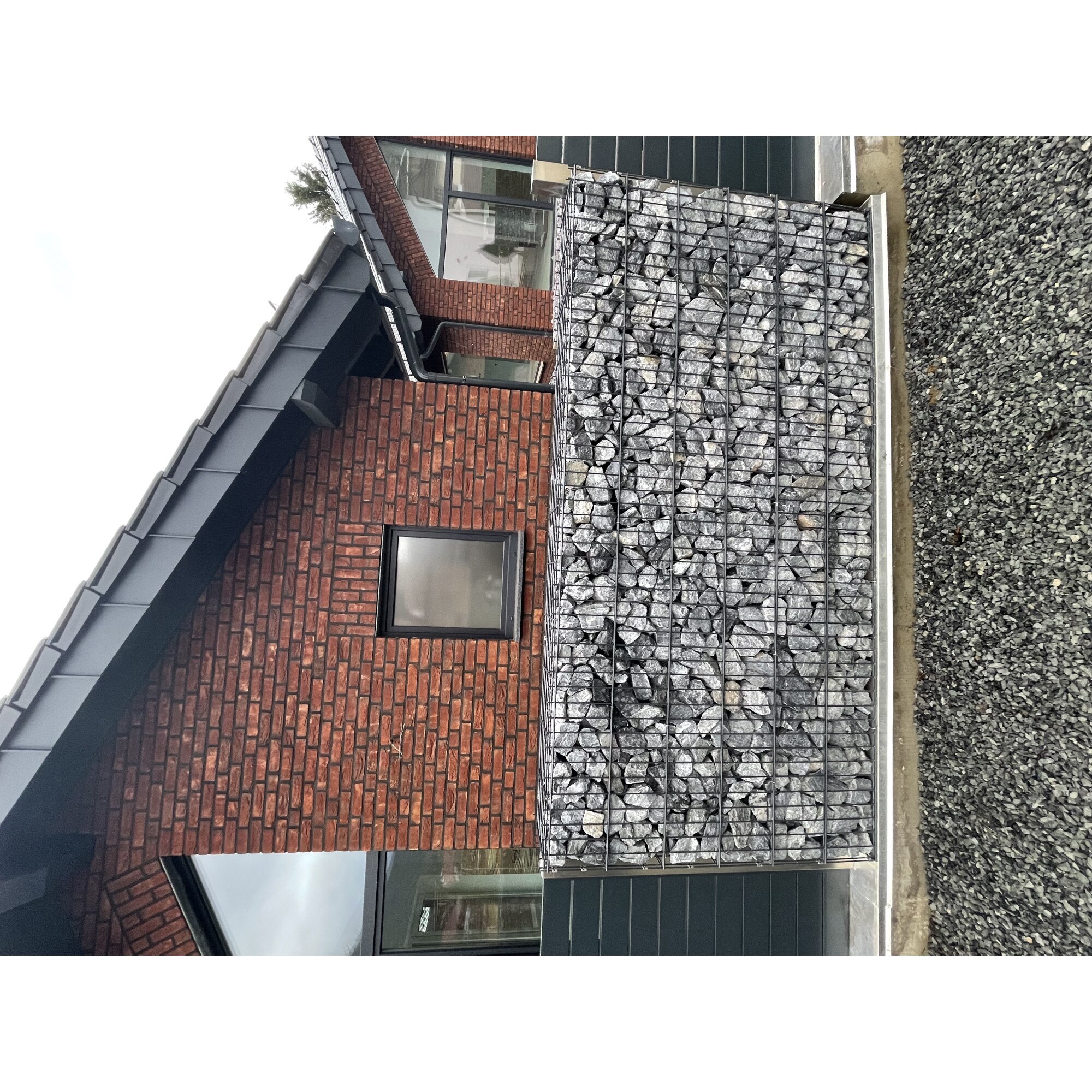 Gard gabion din panou drept 6-5-6, Carcasa Metalica, Antracit ...