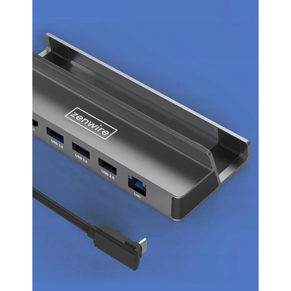 Докинг станция, Zenwire, ST601 DOCK ROG ALLY DEX 6in1 HUB USB-C HDMI 4K ...