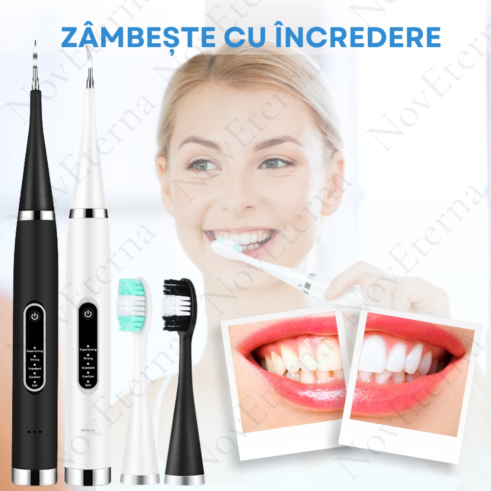 Set Dual de Ingrijire Orala NovEterna®, Aparat pentru Eliminare Tartru ...