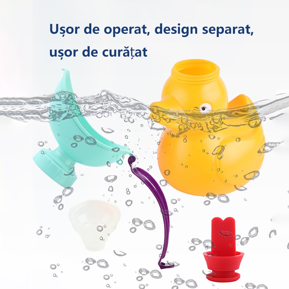 Toaleta portabila pentru copii, Polipropilena, 600 ml, Multicolor - eMAG.ro