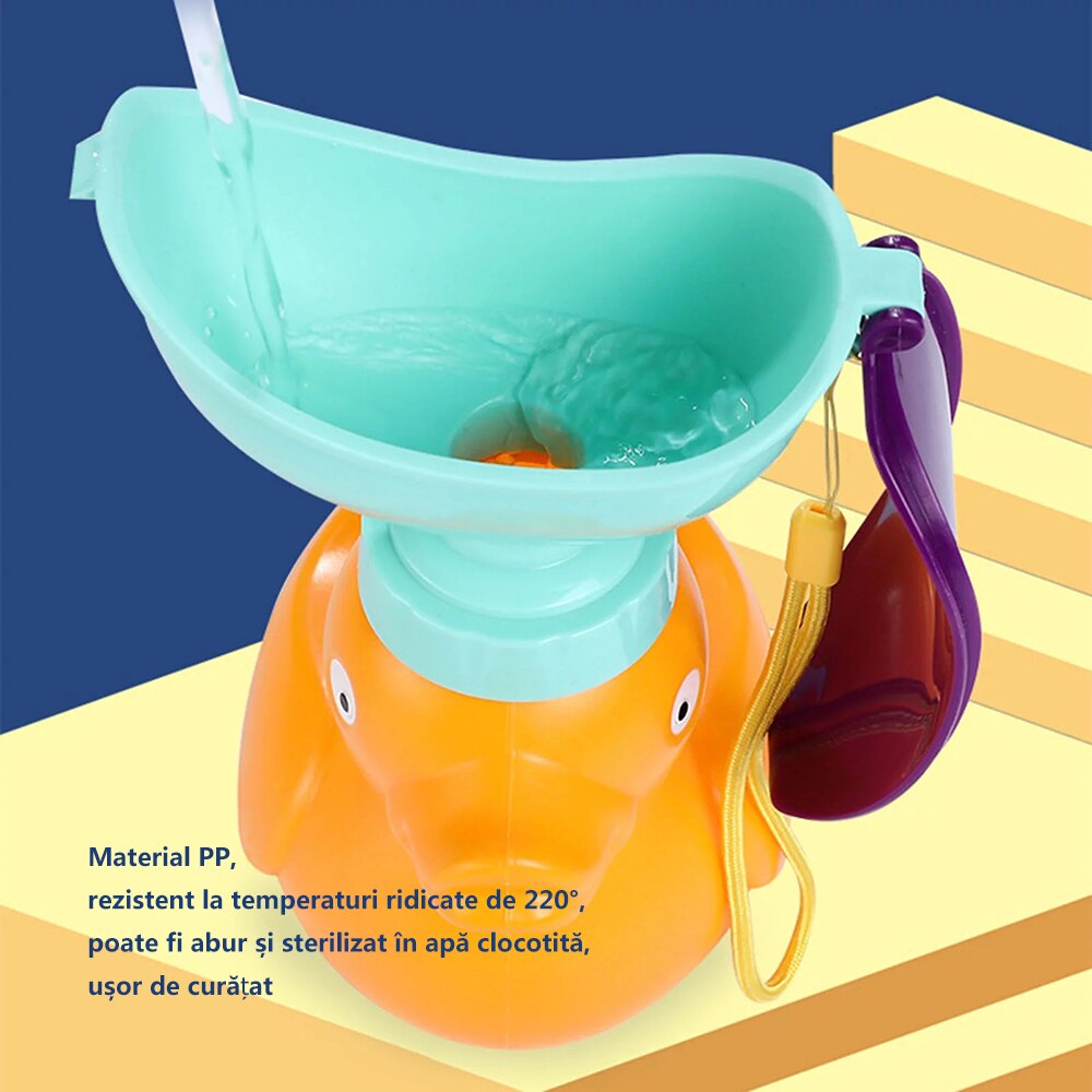 Toaleta portabila pentru copii, Polipropilena, 600 ml, Multicolor - eMAG.ro
