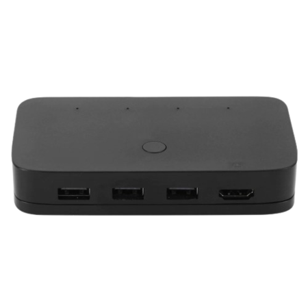 Switch KVM, ajustare automata, 4K, HD, comutare USB, 4 porturi - eMAG.ro