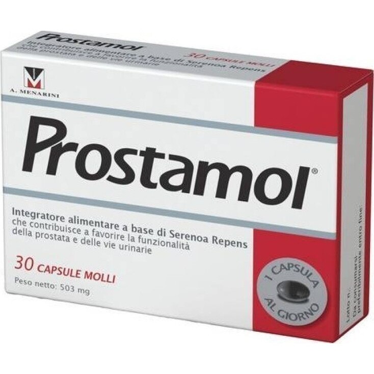 Prostamol pentru functia normala a prostatei, Menarini, 30 capsule moi ...