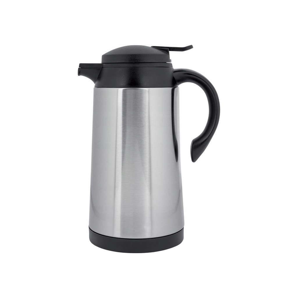 Termos inox cu capac ERNESTO cu insertie de sticla, 1 litru - eMAG.ro