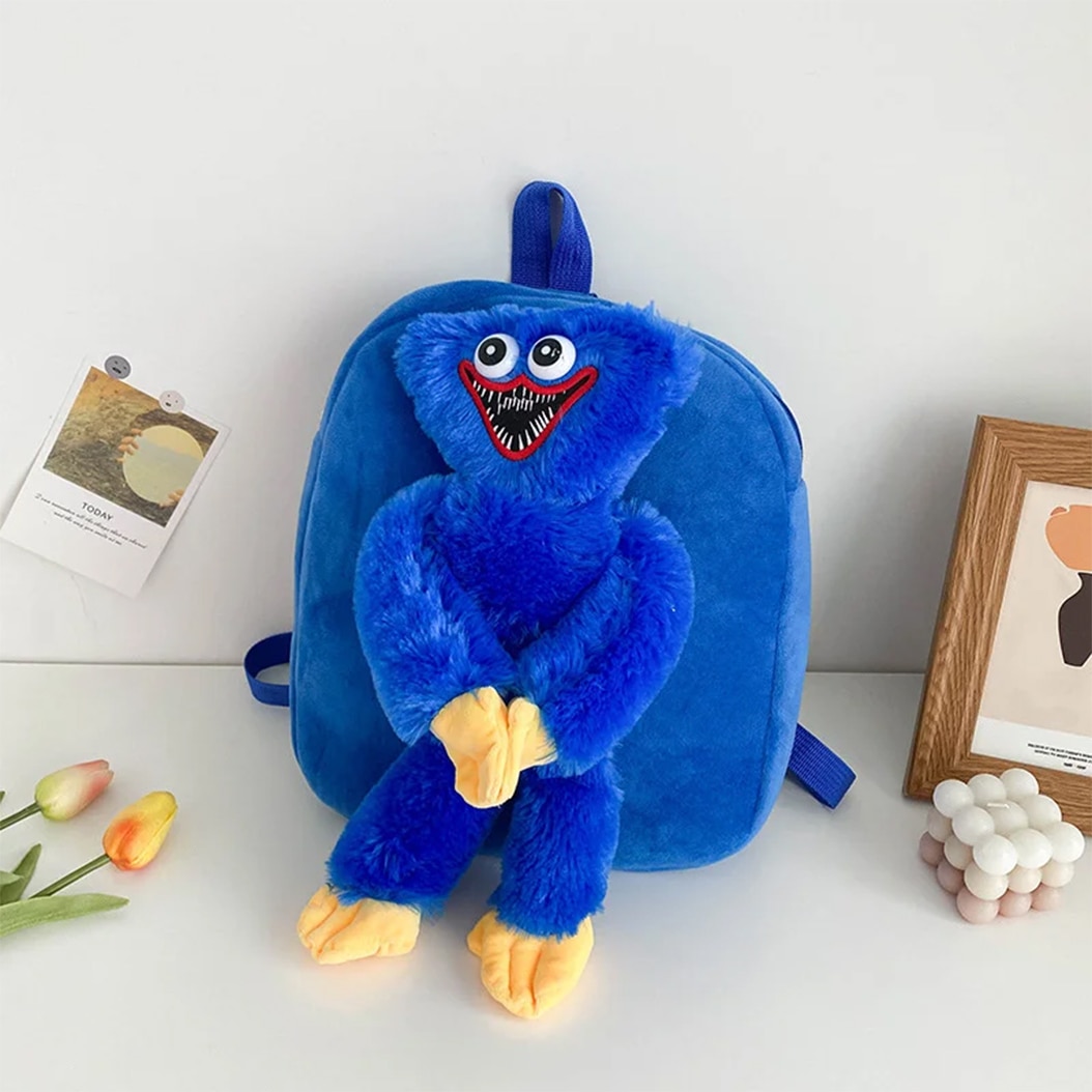 Ghiozdan Poppy PlayTime, Huggu Waggy din plus pentru copii, albastru ...