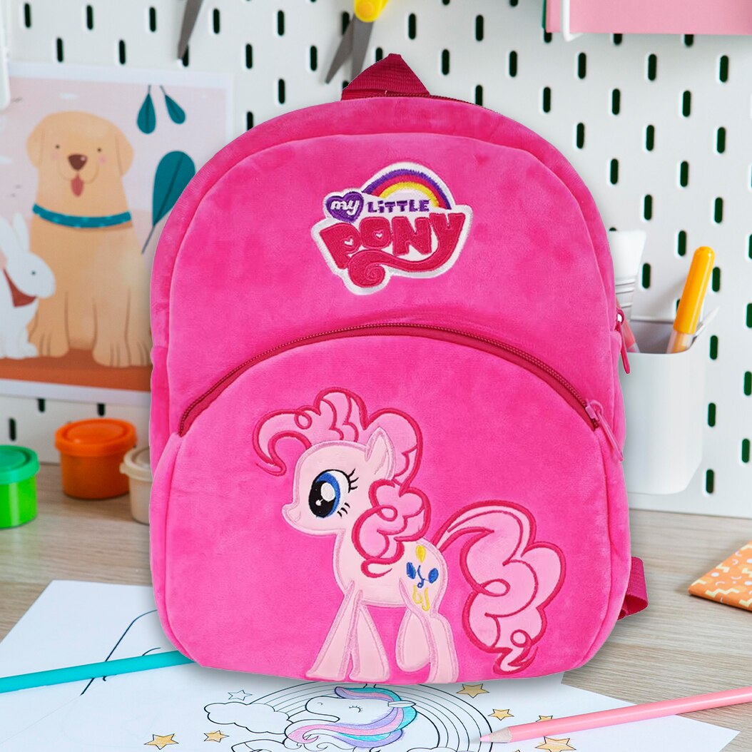 Ghiozdan My Little Pony din plus pentru copii, roz - eMAG.ro