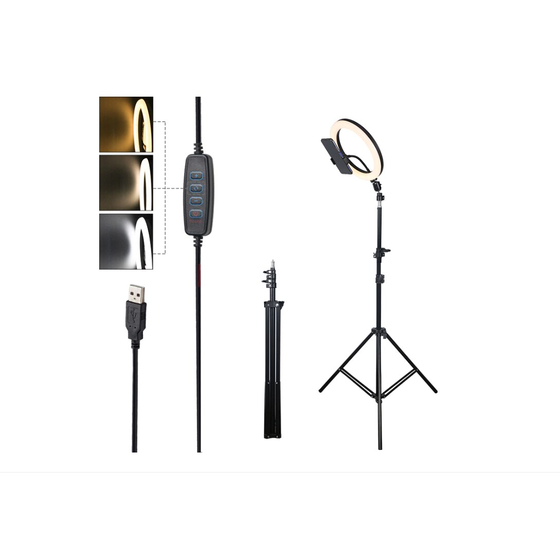 Lampa Andowl Q-L200, Make up, Photo Studio, Profesionala, 160 x LED SMD ...