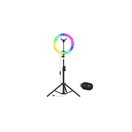 Accesoriu Ring Light 26cm/10" INCH cu lumina RGB, Conectare usb ...