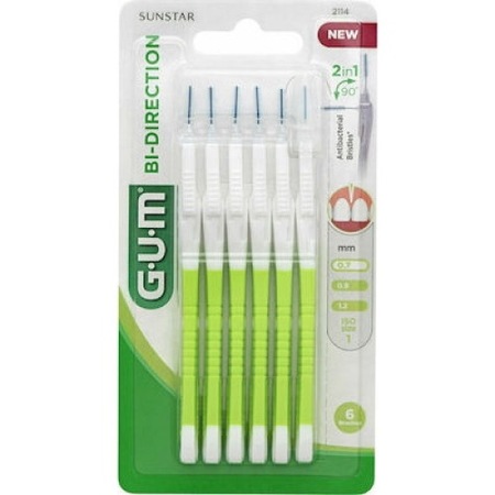 Set Periute interdentare 2in1, Gum, Verde/Alb - eMAG.ro