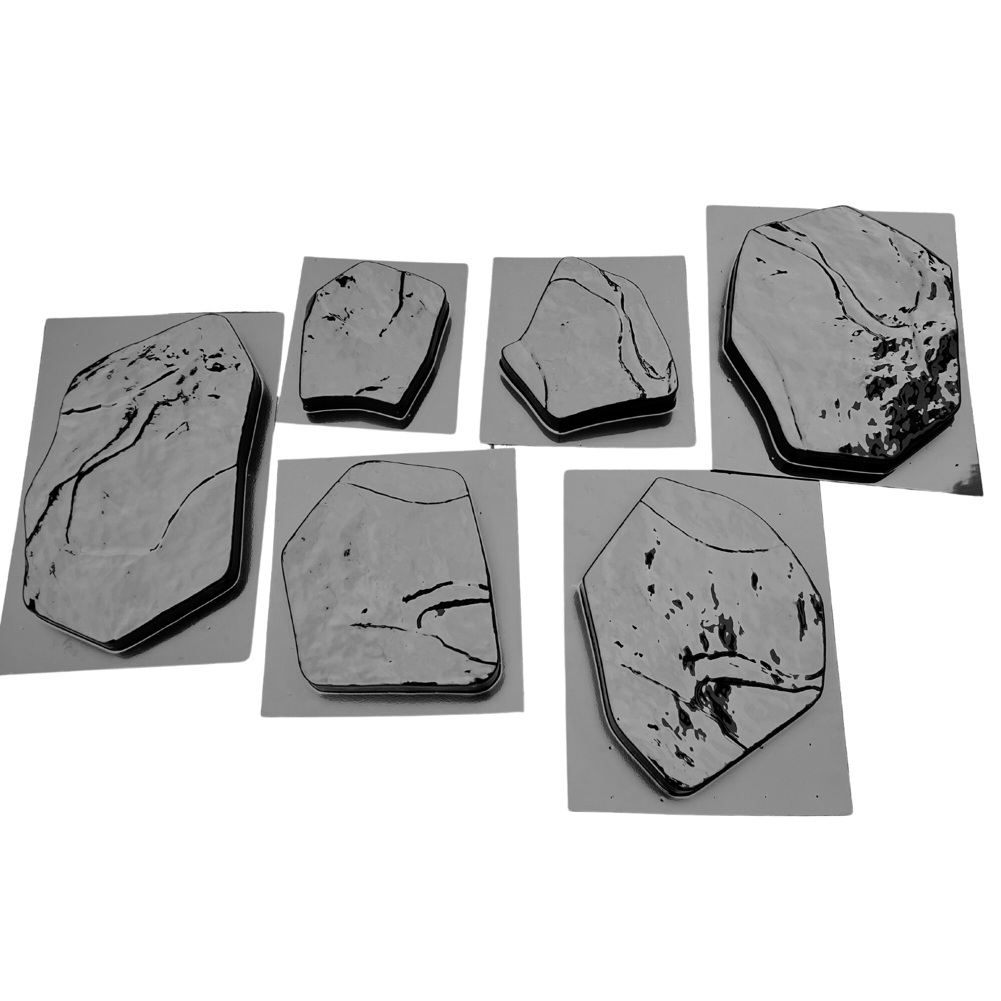 Matrita dale gradina, model Piatra De Munte, 6 bucati /set, plastic ABS ...