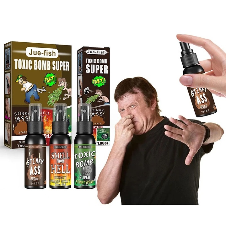 Spray urat mirositor pentru o gluma buna ( pachet 3 variante X 30ml ...