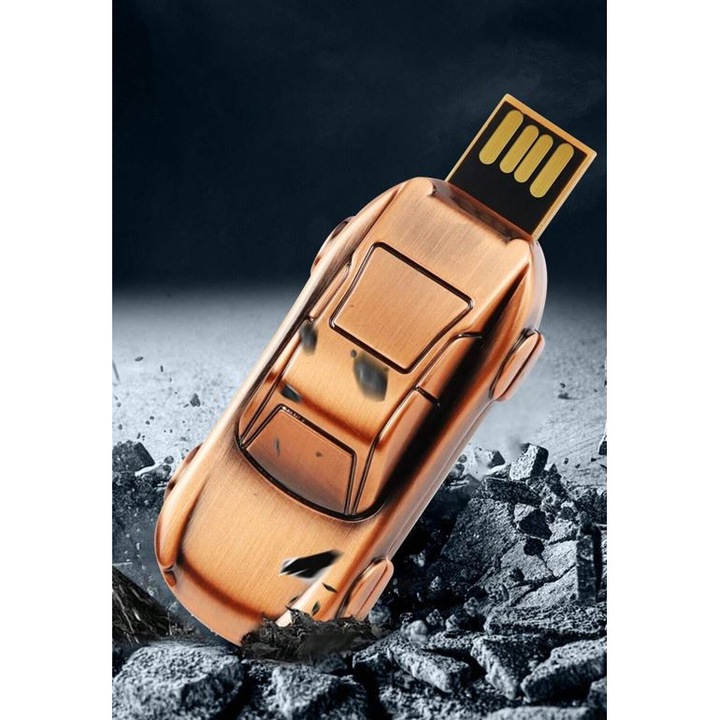 Stick de memorie USB 64 GB in forma de masina din metal - eMAG.ro