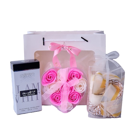 Set Arabian Love, parfum Ana Abiyedh 50 ml, inima cu trandafiri de ...