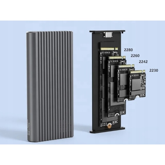 SSD ház m2 4in1 NVME Pcie SATA M.2 USB-C USB 3.0 adapter zsebek - eMAG.hu