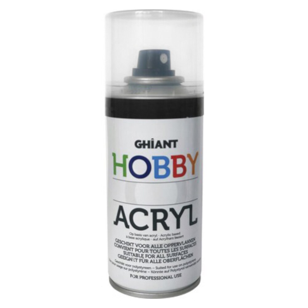 Vopsea acrilica spray Hobby Acryl Ghiant - Black - 150 ml - eMAG.ro