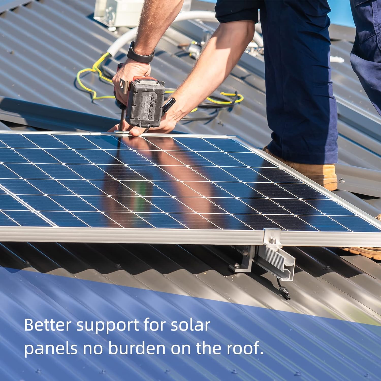 Set 8 cleme pentru panou solar, Luka, Aluminiu, Argintiu - eMAG.ro