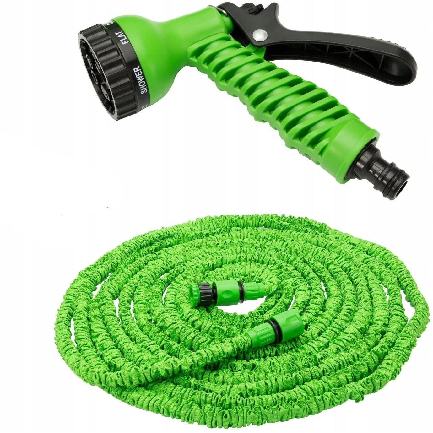 Furtun gradina, Luka, Cu duza 37.5m, Verde - eMAG.ro