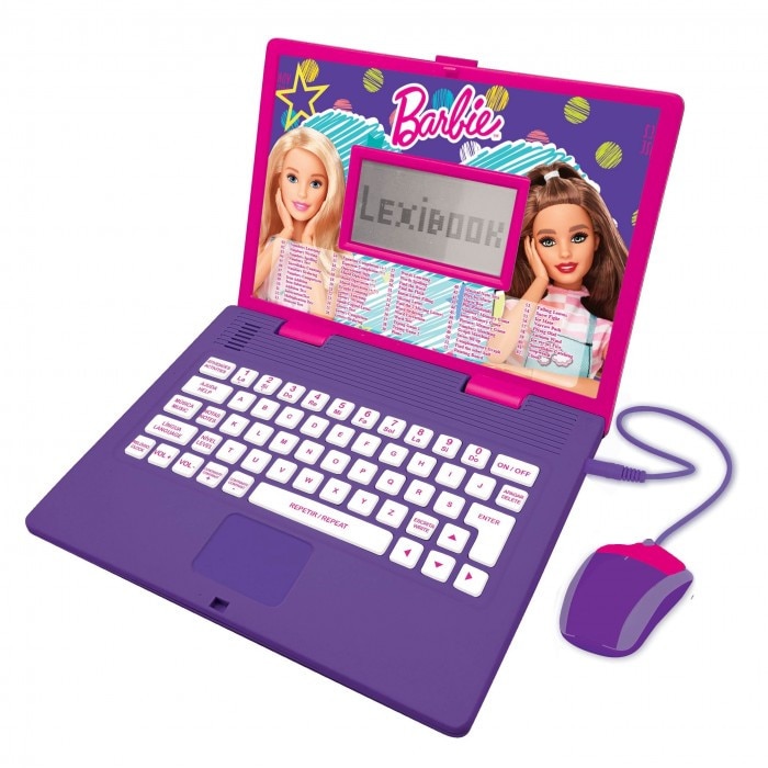 Laptop educativ pentru copii, Lexibook, Model Barbie, Mov - eMAG.ro