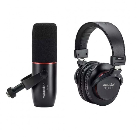 Set Microfon/Casti, Focusrite, Vocaster Broadcast, Negru - eMAG.ro