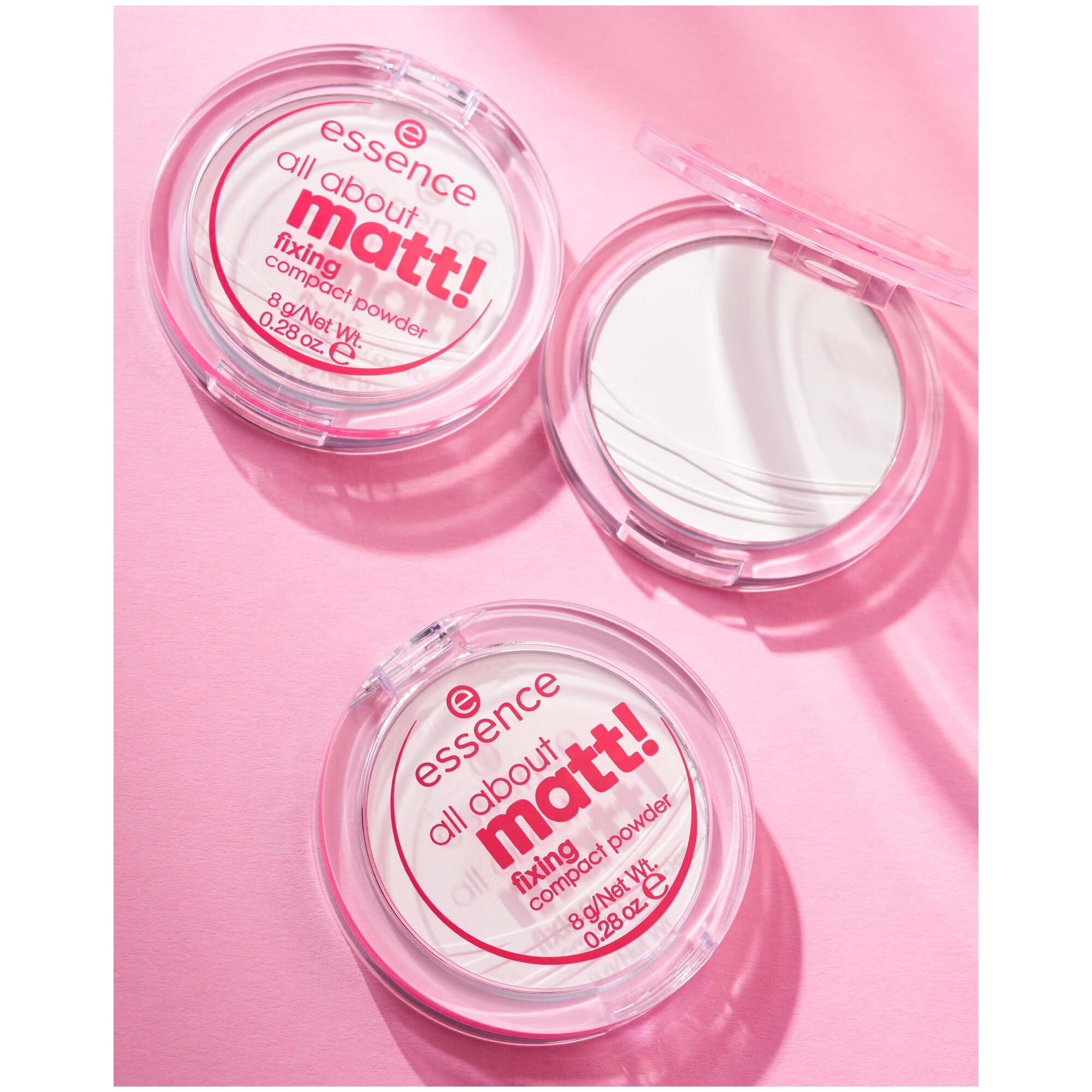 Pudra mata pentru fata Essence all about matt! fixing compact powder, 8 ...