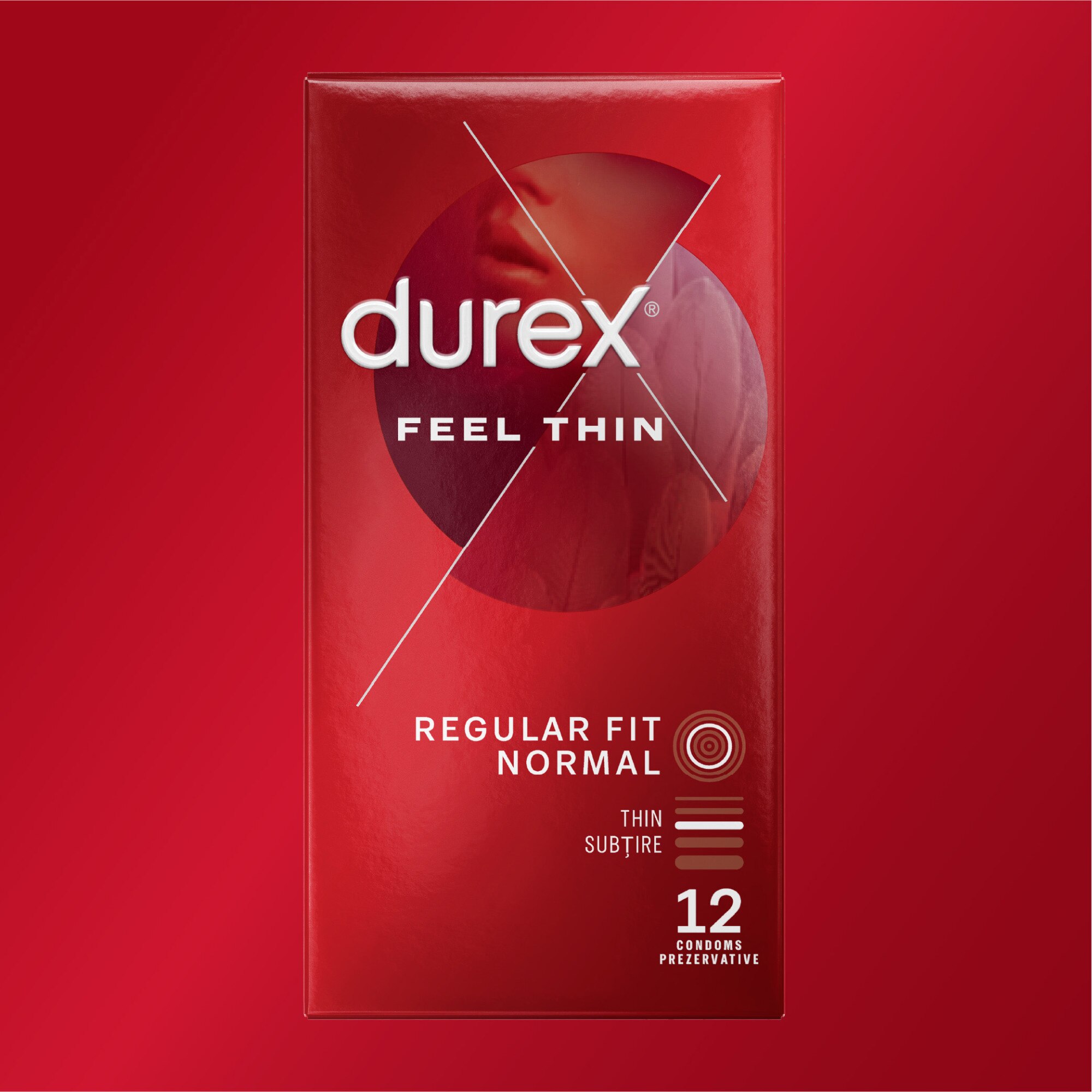 Prezervative Durex Feel Thin, 12 buc - eMAG.ro