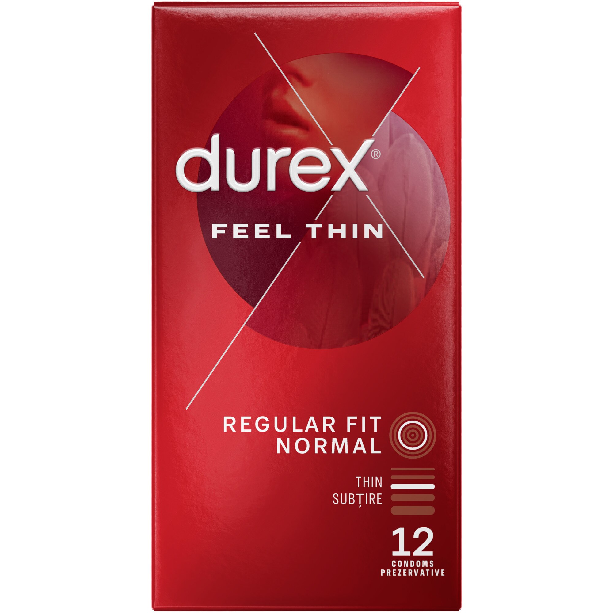 Prezervative Durex Feel Thin, 12 buc - eMAG.ro