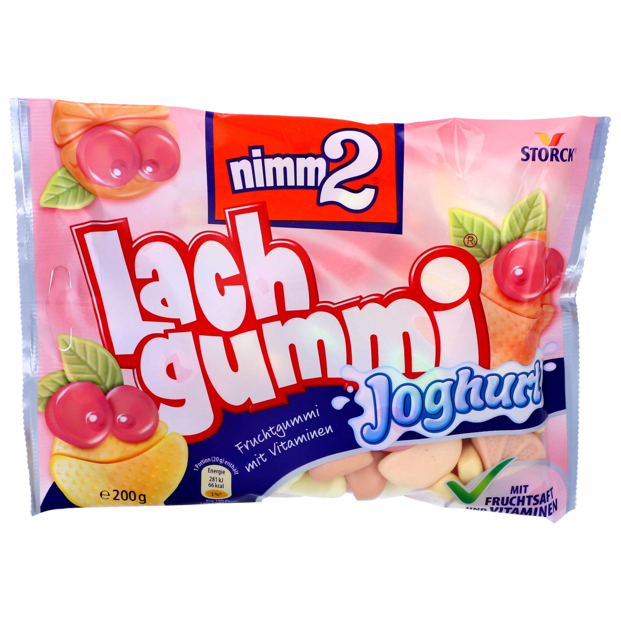 Jeleuri Nimm2 Lach Gummi Yogurt, iaurt si fructe, 200g - eMAG.ro
