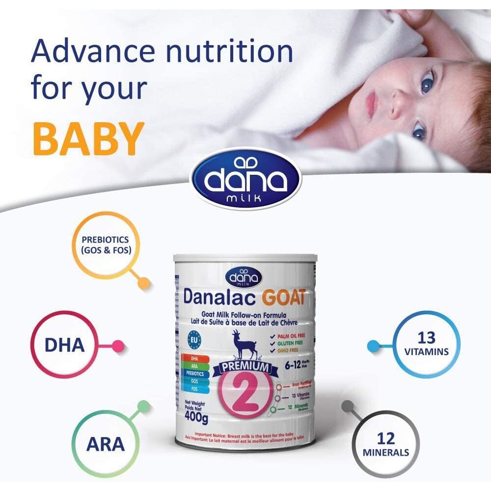 Formula Lapte Praf De Continuare din lapte de capra, Danalac 2 6-12 ...