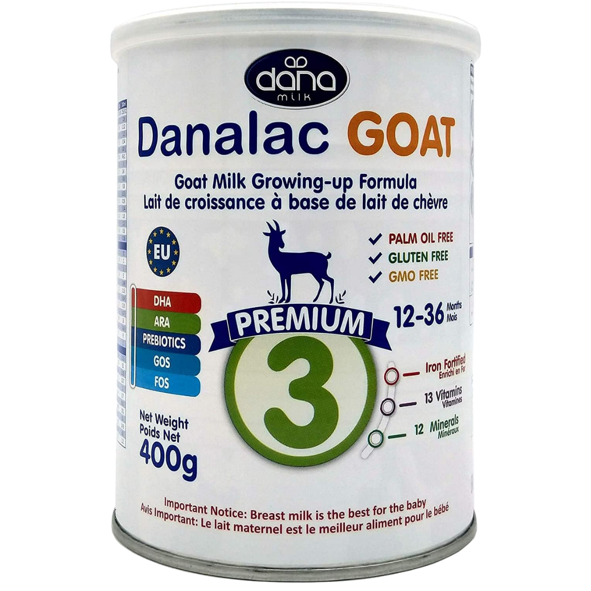 Formula Lapte Praf De Crestere din lapte de capra, Danalac 3 12-36 luni ...