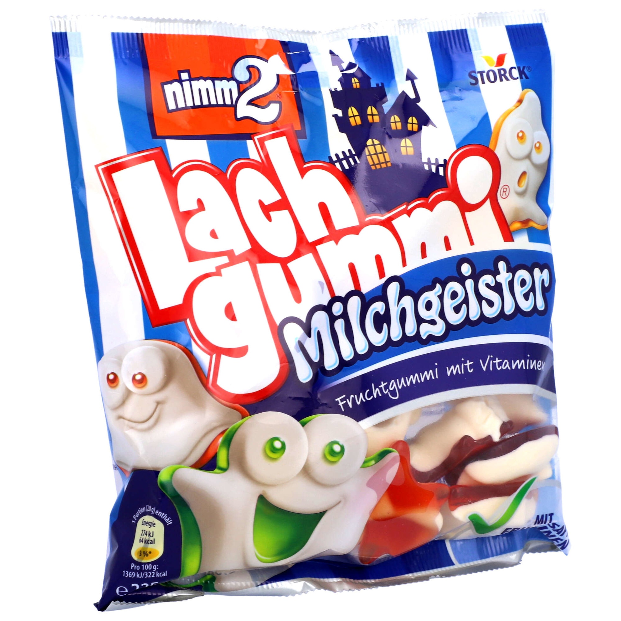 Jeleuri Nimm2 Jellybeans, laptos si fructat, 225g - eMAG.ro