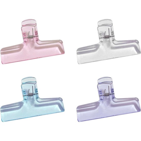 Set 4 clipsuri, Plastic, Multifunctionale, Multicolor - eMAG.ro