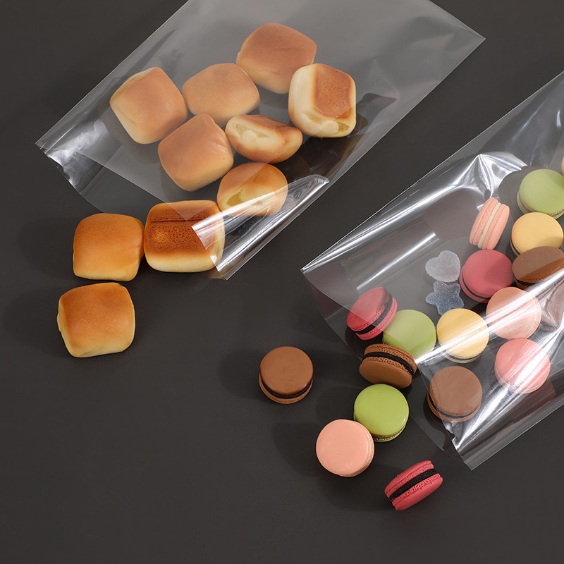 Set 100 bucati pungi Bopp alimentara transparenta, JENOUS®, pentru ...