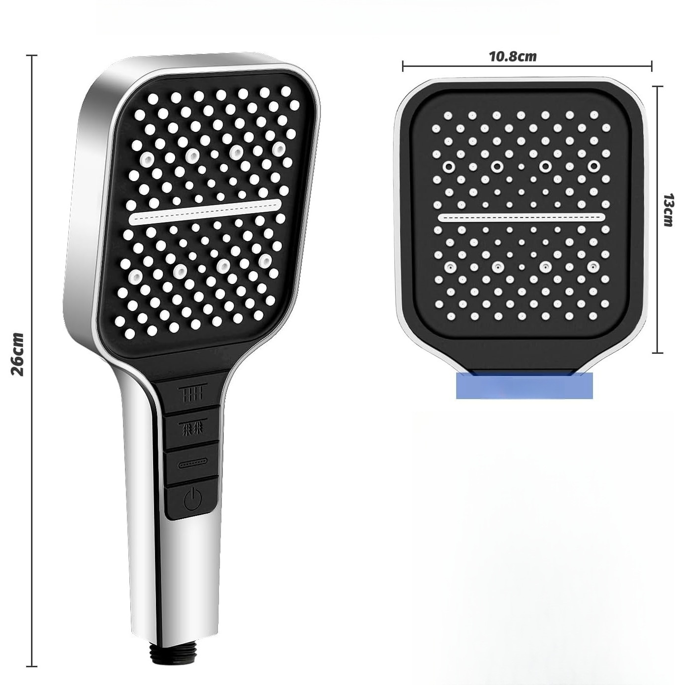 Душ слушалка със 7 настройки, високо налягане, регулируема, спестяваща ...