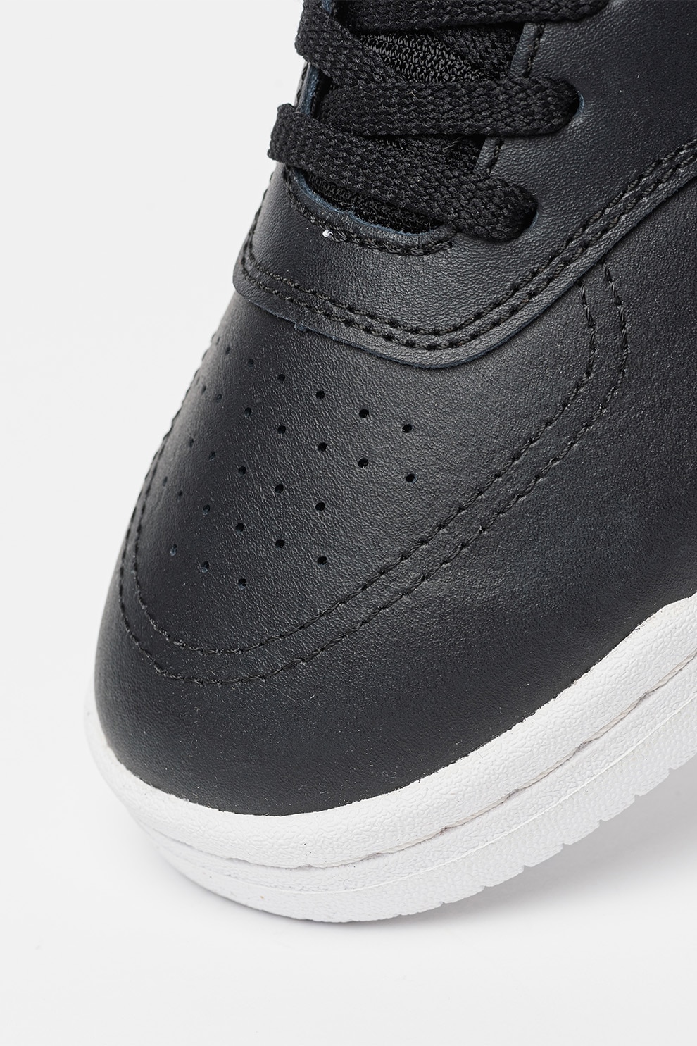 New Balance, Кожени спортни обувки 80 с лого, Бял, Черен, 4.5 - eMAG.bg