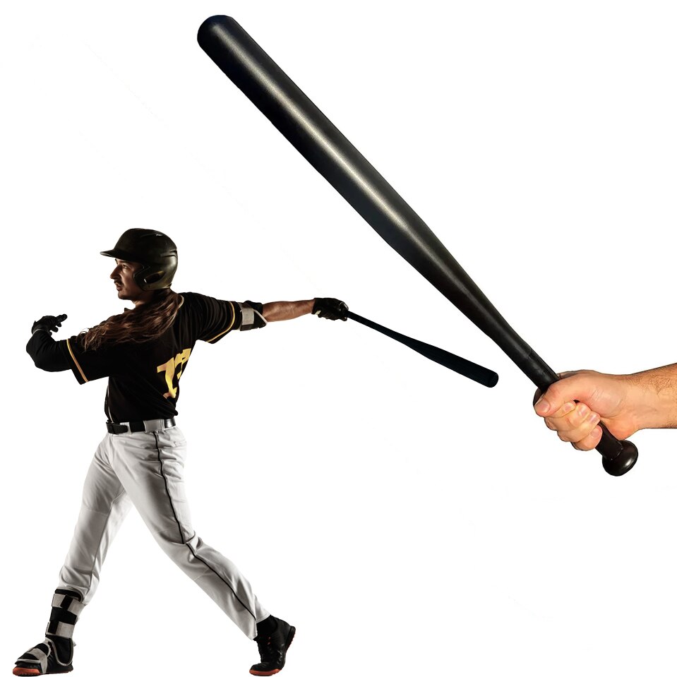 Bata de baseball, BADU, 25 inch, negru, aluminiu - eMAG.ro