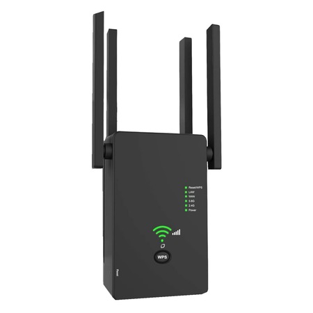 Amplificator Semnal Wireless, MOSMAOO®,1200Mbps, Retea 5G si 2.4G, 4 ...