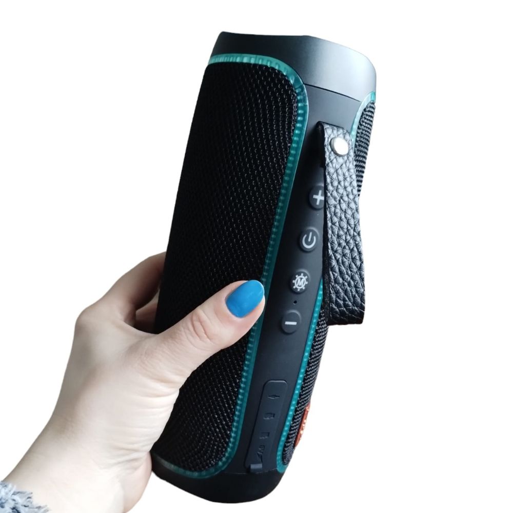 Boxa portabila wireless, Radio FM, Aux, Usb, lumini led RGB - eMAG.ro