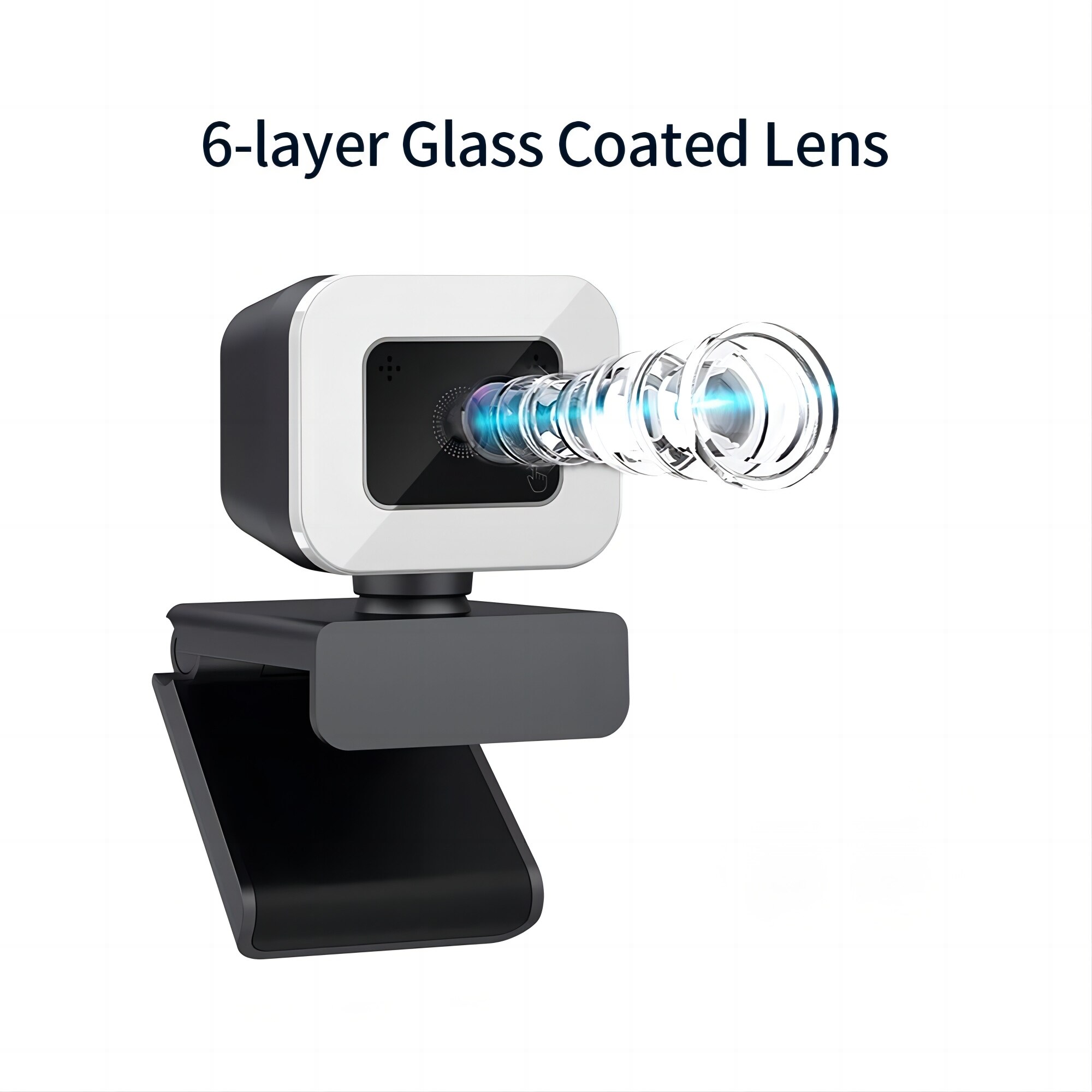 MOSMAOO webkamera, autofókusz, 4K, felbontás 3840x2880, 11 millió pixel ...