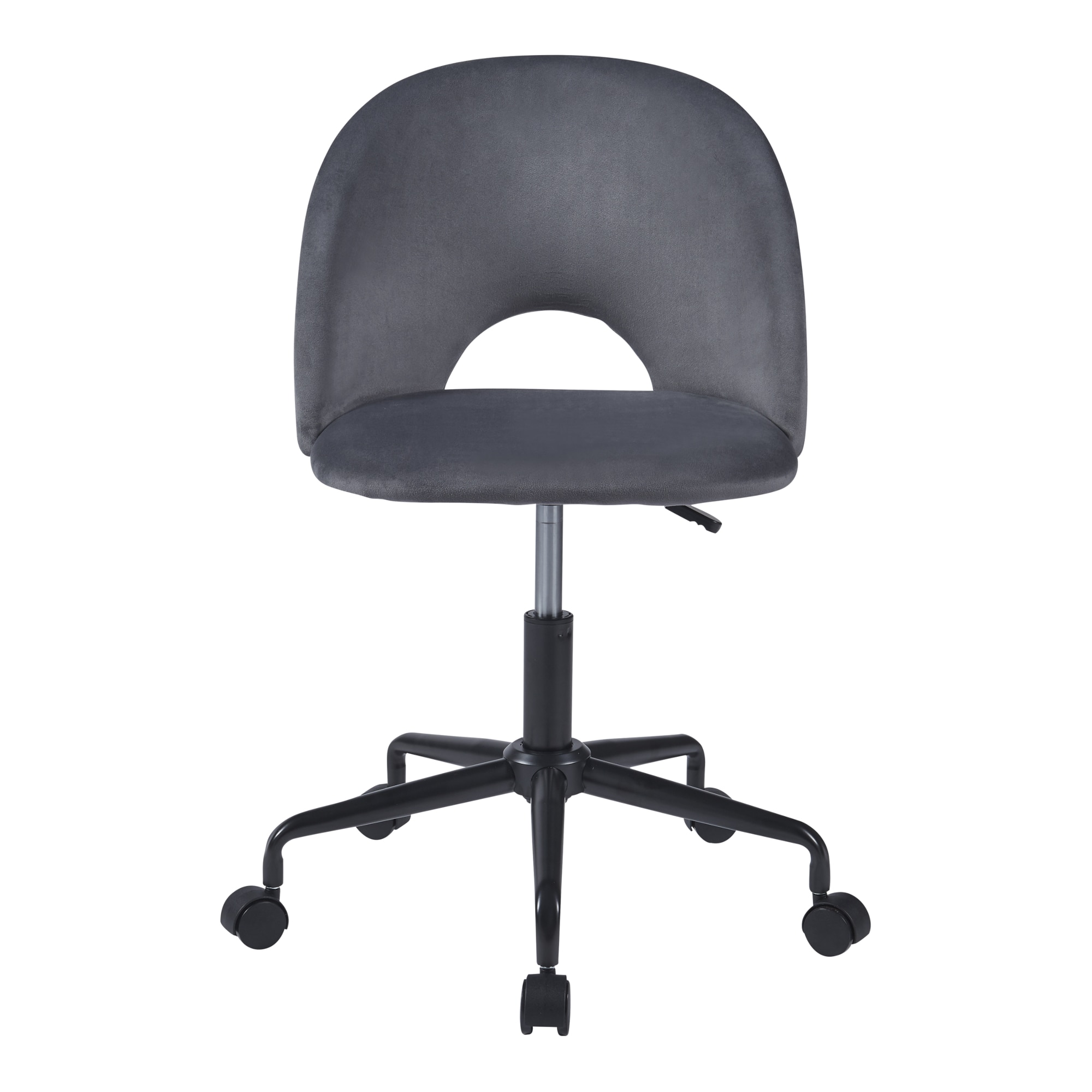 Scaun birou, en.casa, PXRQ-0112 Kajaani, 77 - 87 x 50,5 x 54 cm, metal ...