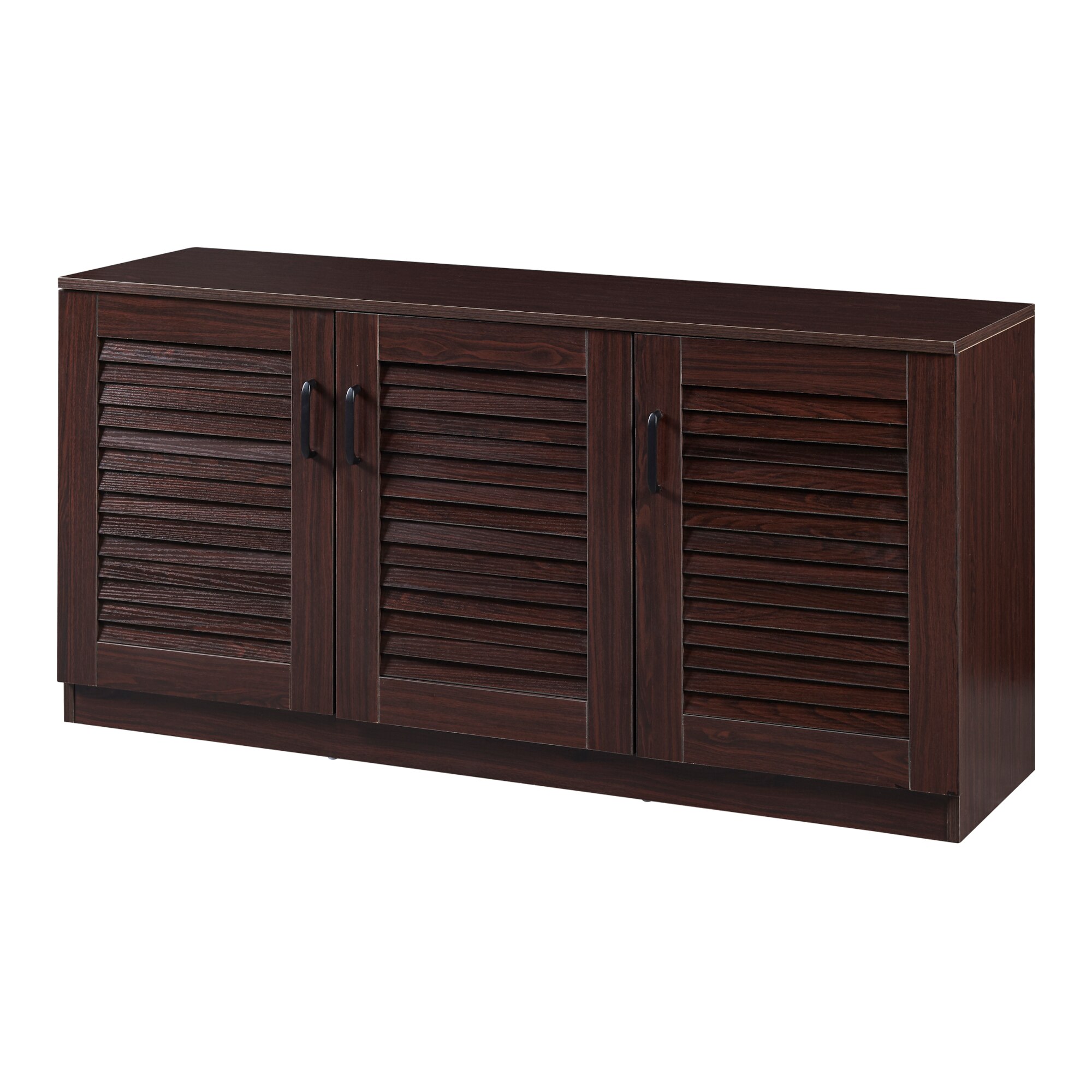 Dulap pantofi, en.casa, PXAT-2233 Loten, 62 x 125 x 36 cm, mdf, wenge ...