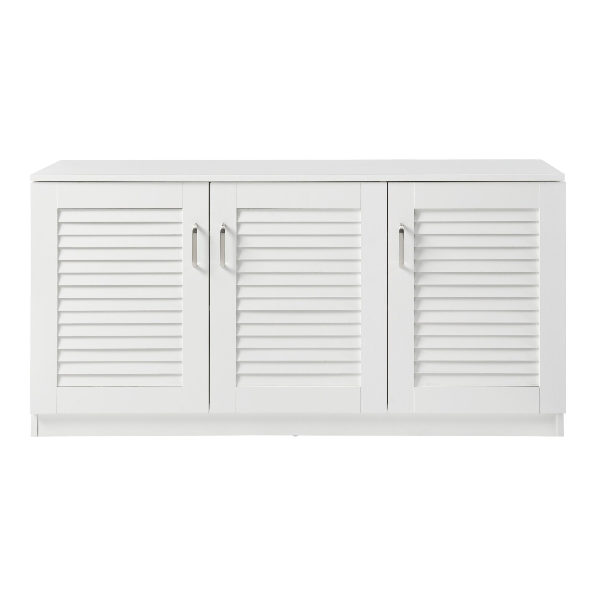 Dulap pantofi, en.casa, PXAT-2234 Loten, 62 x 125 x 36 cm, mdf, alb, cu ...