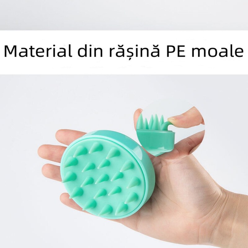 Dispozitiv pentru masaj capilar, Silicon, Verde - eMAG.ro