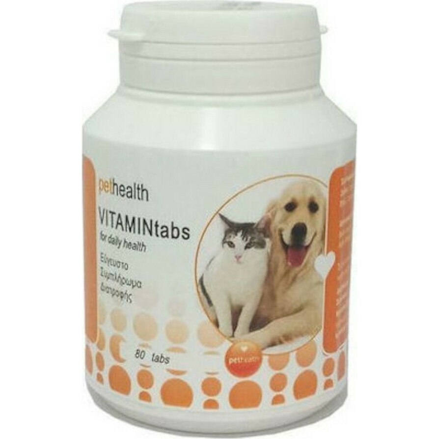 Vitamine pentru caini si pisici, Pethealth, 80 tablete - eMAG.ro