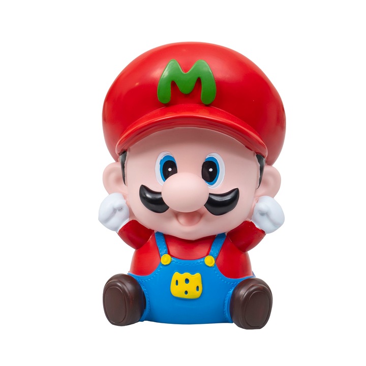 Pusculita pentru copii, din plastic, model omulet M, H 19cm / ZTS 8058 ...