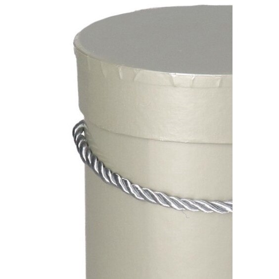 Cutie decoratiune flori, Carton, 12 cm, Gri - eMAG.ro