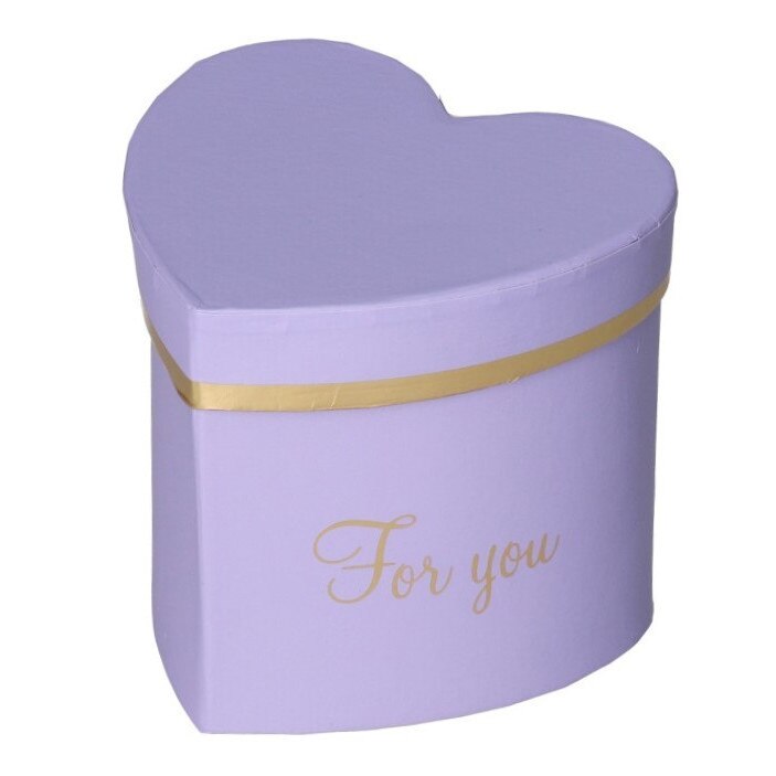 Cutie decoratiune flori, Carton, Mov - eMAG.ro
