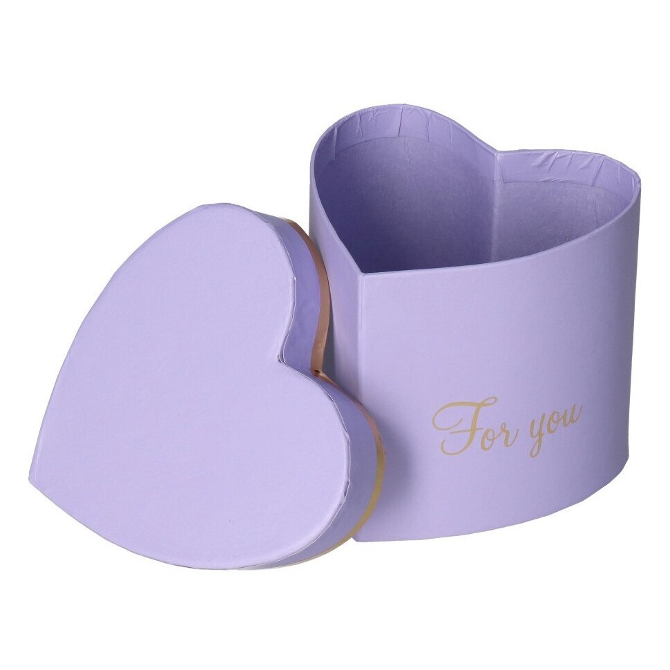 Cutie decoratiune flori, Carton, Mov - eMAG.ro