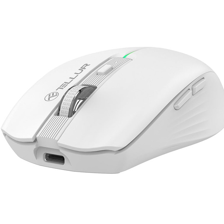 Mouse wireless Tellur, Silent Click, Alb - eMAG.ro