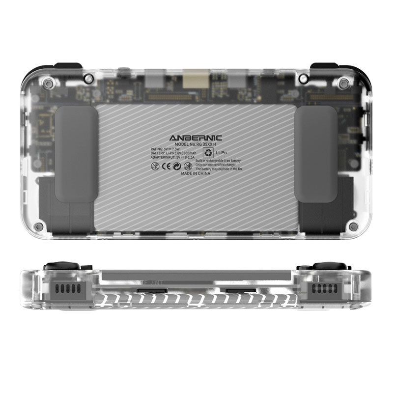 Consola de joc ANBERNIC RG35XX H, portabila, cu 5000 de jocuri clasice, WiFi, cu iesire HDMI ...